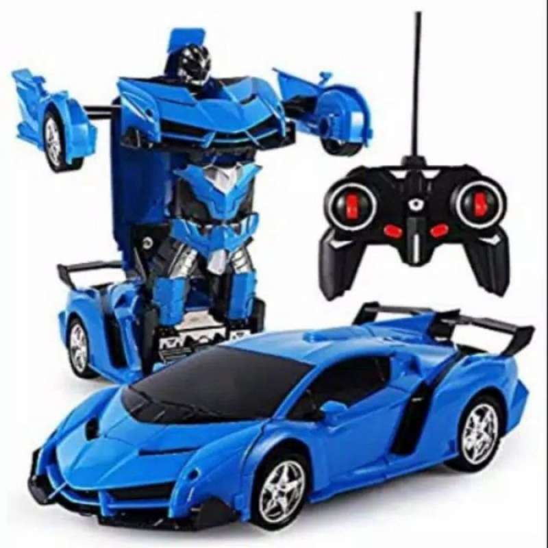 Promo Mainan Anak Mobil Remote Control Rc Robot Transformer - Red ...