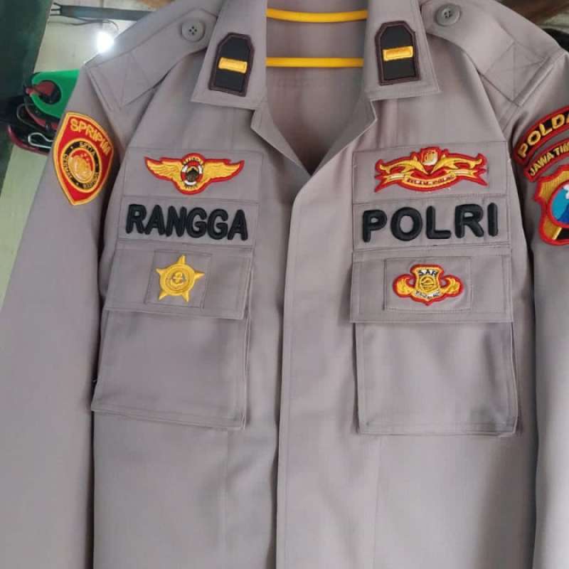 Jual Link Pesanan Khusus Baju Pdl Polri Kain Superfeel Gelap Di Seller ...