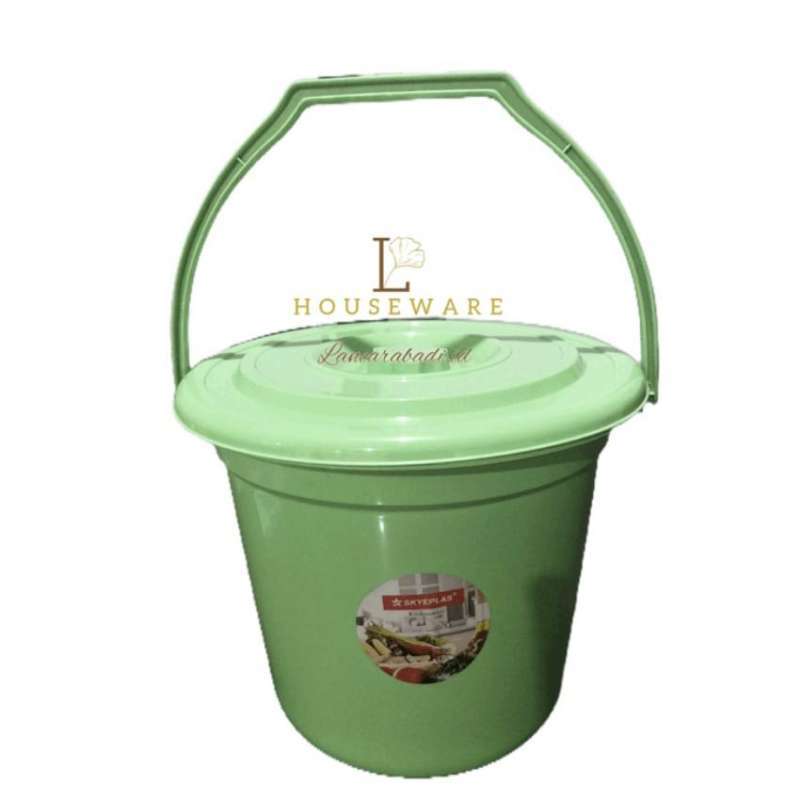 Jual Timba Plastik / Ember Air 3 Galon + Tutup Warna - Skyeplas Di ...
