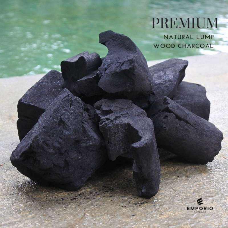 Jual Natural Lump Wood Charcoal Arang Kayu Super Jumbo Size Tanpa Kimia ...