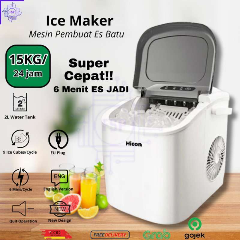 Jual Hicon Hzb-30fb Mesin Pembuat Es Batu // Ice Cube Maker Machine ...
