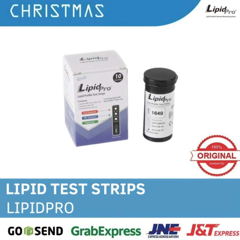 Promo Lipidpro Lipid Profile Test Strips / Strip Tes Lipid Kolestrol ...