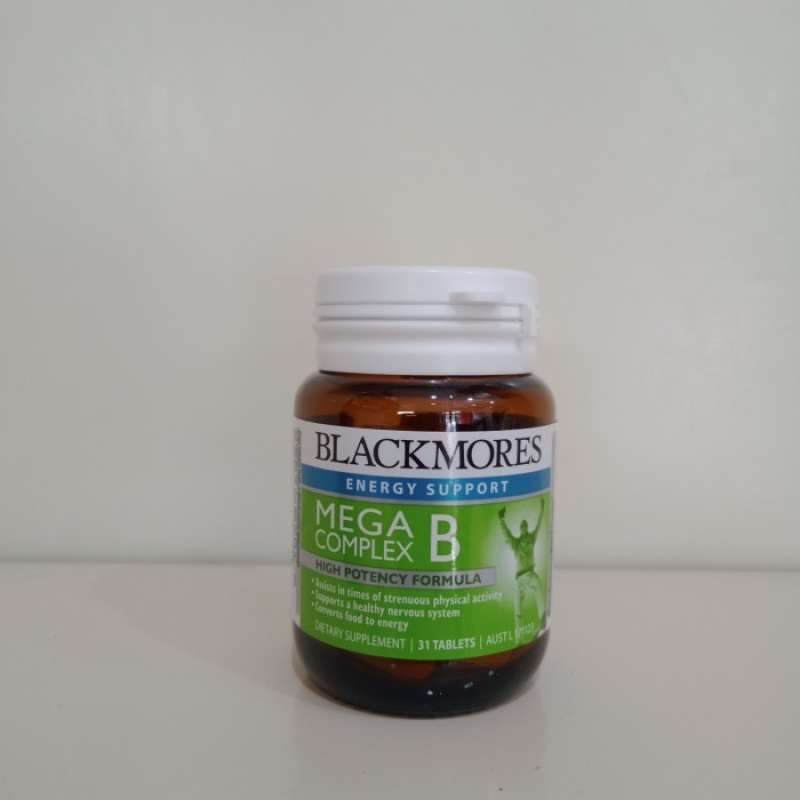 Promo Blackmores Mega B Complex 31 Tablets Diskon 33% Di Seller Aninda ...
