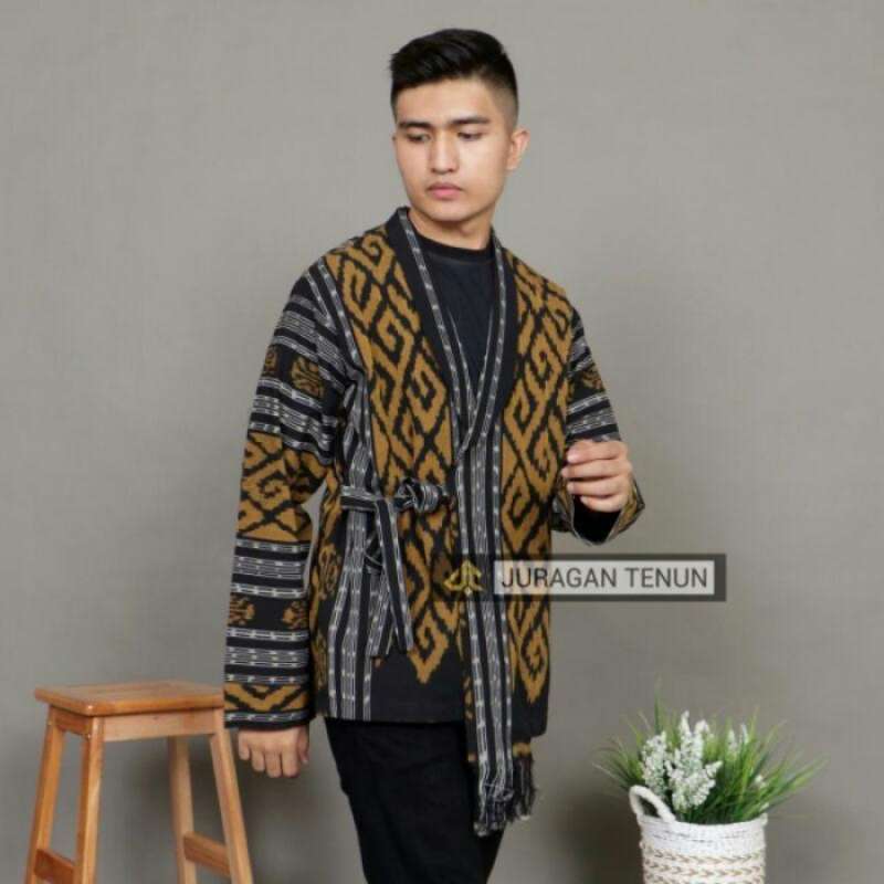 Jual Baju Tenun Kimono Pria Etnik ( 6 Varian ) Di Seller Sangninja ...