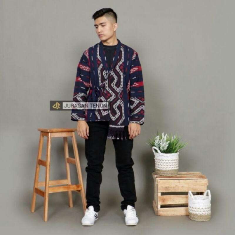 Jual Baju Tenun Kimono Pria Etnik ( 6 Varian ) Di Seller Sangninja ...