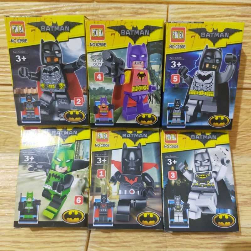 Promo Mainan Balok Susun Edukatif Brick batman 0250e Superhero - 4 ...