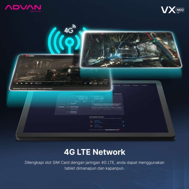 Jual Advan Tab Vx Neo 4/128 Gb 10.1” - Garansi Resmi Di Seller Royal Makmur - Cililitan, Kota ...