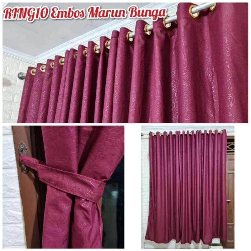 Jual Gorden Smoke Ring Pintu Atau Gorden Jendela Tinggi Model Minimalis ...