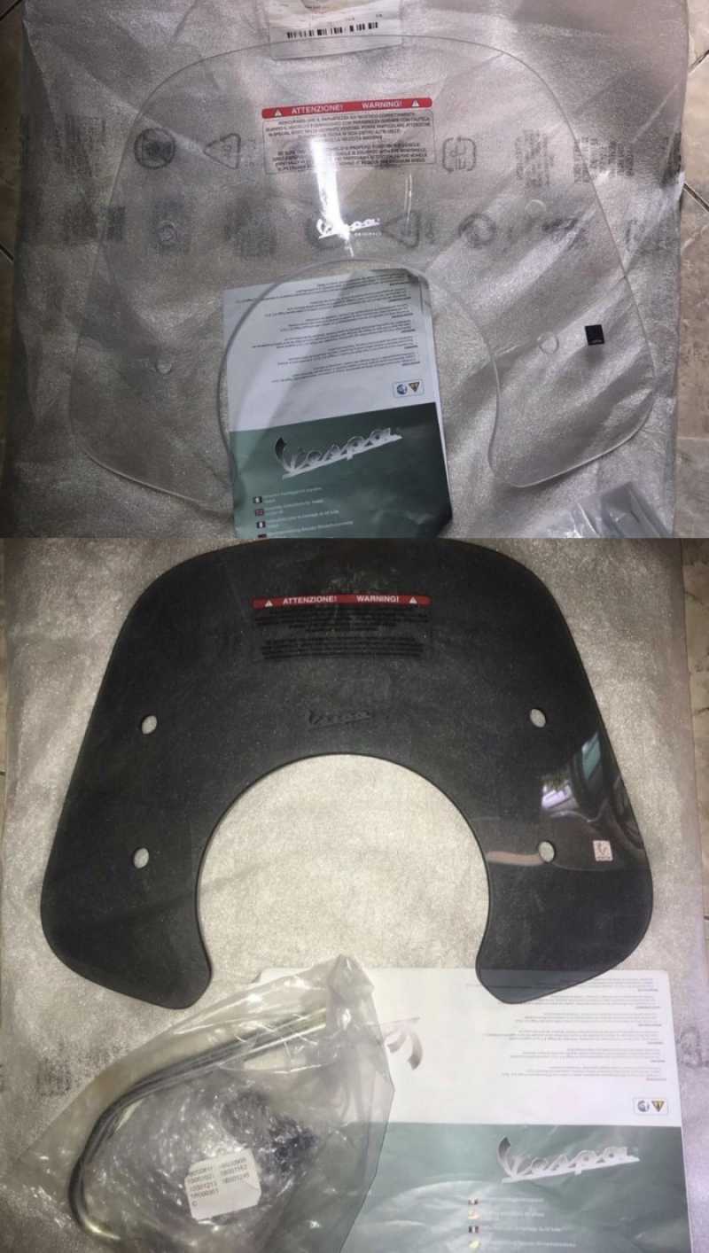 Promo Fly Screen Vespa Primavera Original - Fume / Smoked / Clear ...