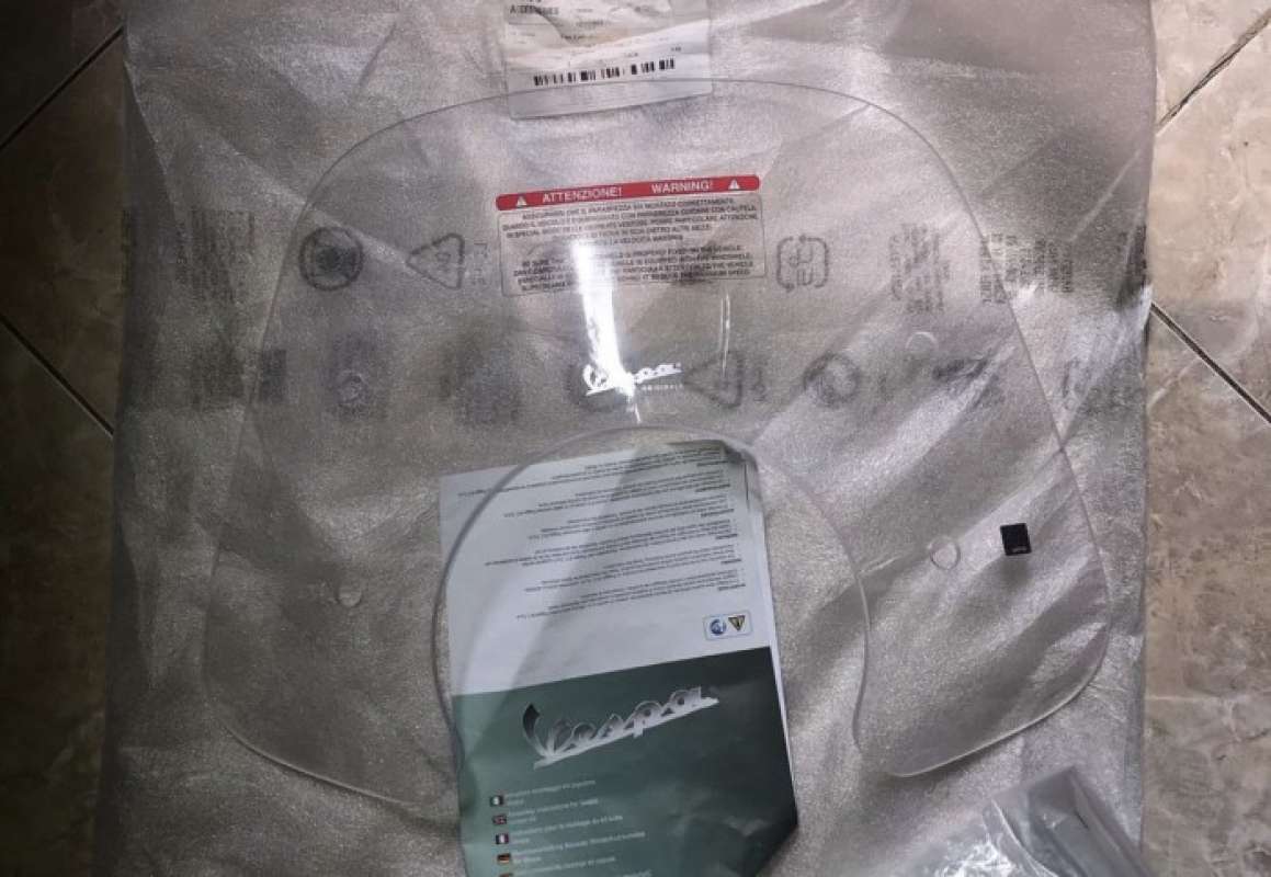 Promo Fly Screen Vespa Primavera Original - Fume / Smoked / Clear ...