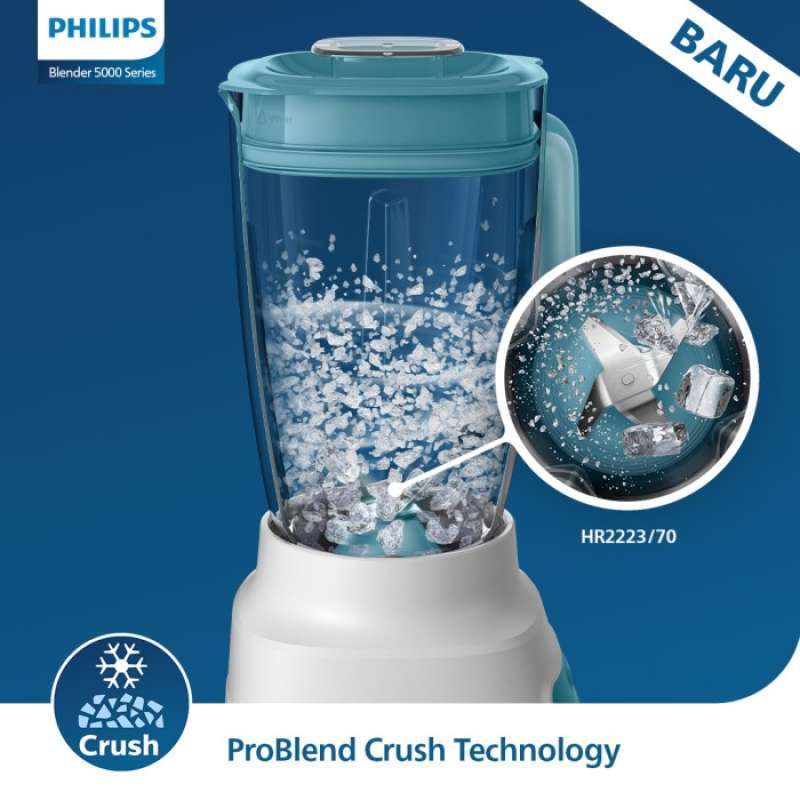 Jual Philips Hr2223 Blender Plastik 2 Ltr Hr 2223/70 [4 In 1] Di Seller ...