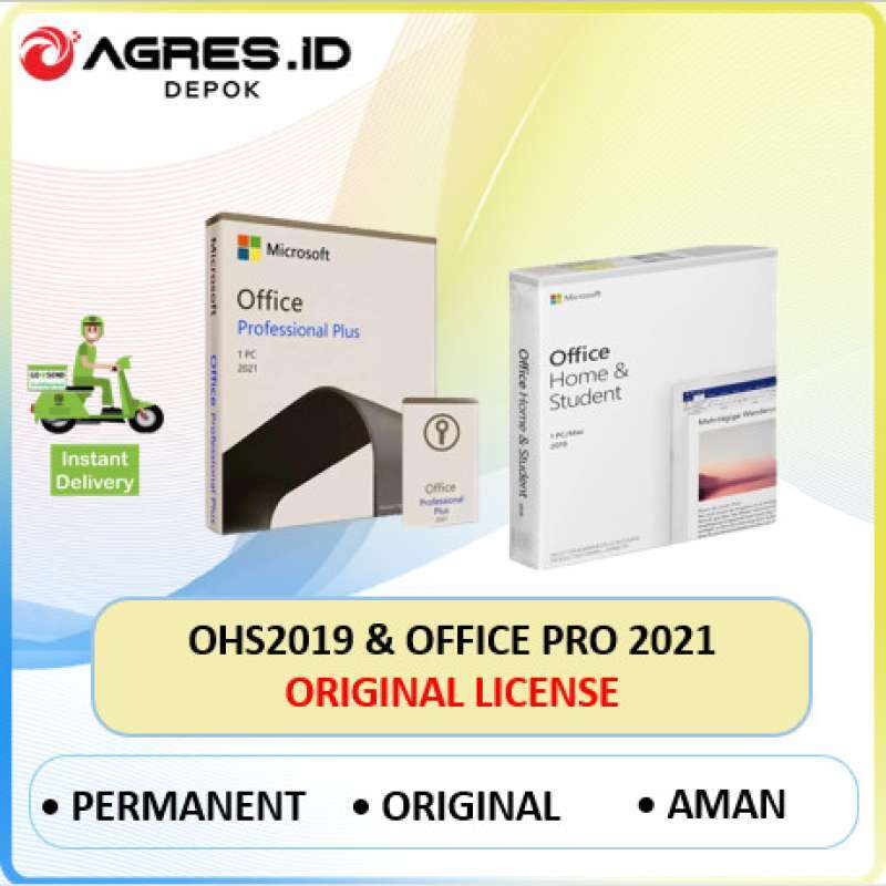 Jual Microsoft Office 2019/ Office Pro 2021 Lisensi 100% Original ...
