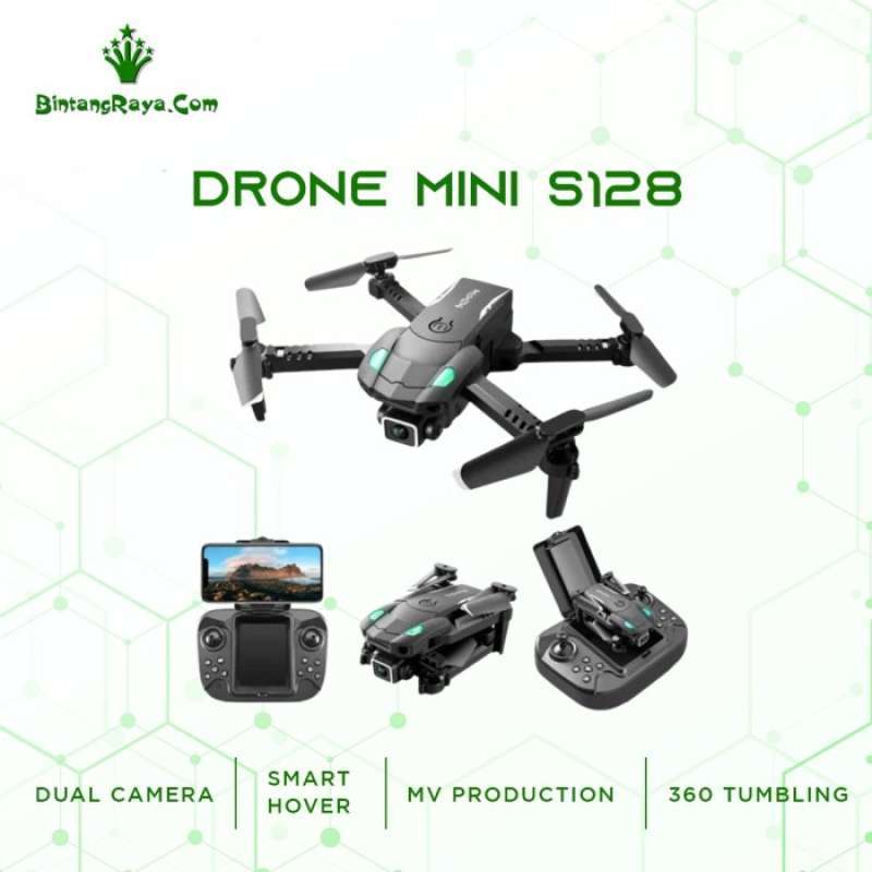 Jual Drone Mini S128 4k Hd Kamera Tiga Sisi Menghindari Rintangan Di ...