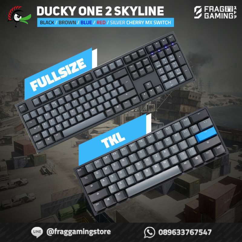 Promo Ducky One 2 Skyline Tkl Mechanical Keyboard Diskon 23% Di Seller ...