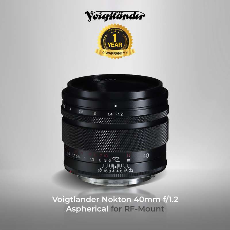 Jual Voigtlander Lens 40mm F1.2 Rf-mount Nokton For Canon Rf Di Seller ...