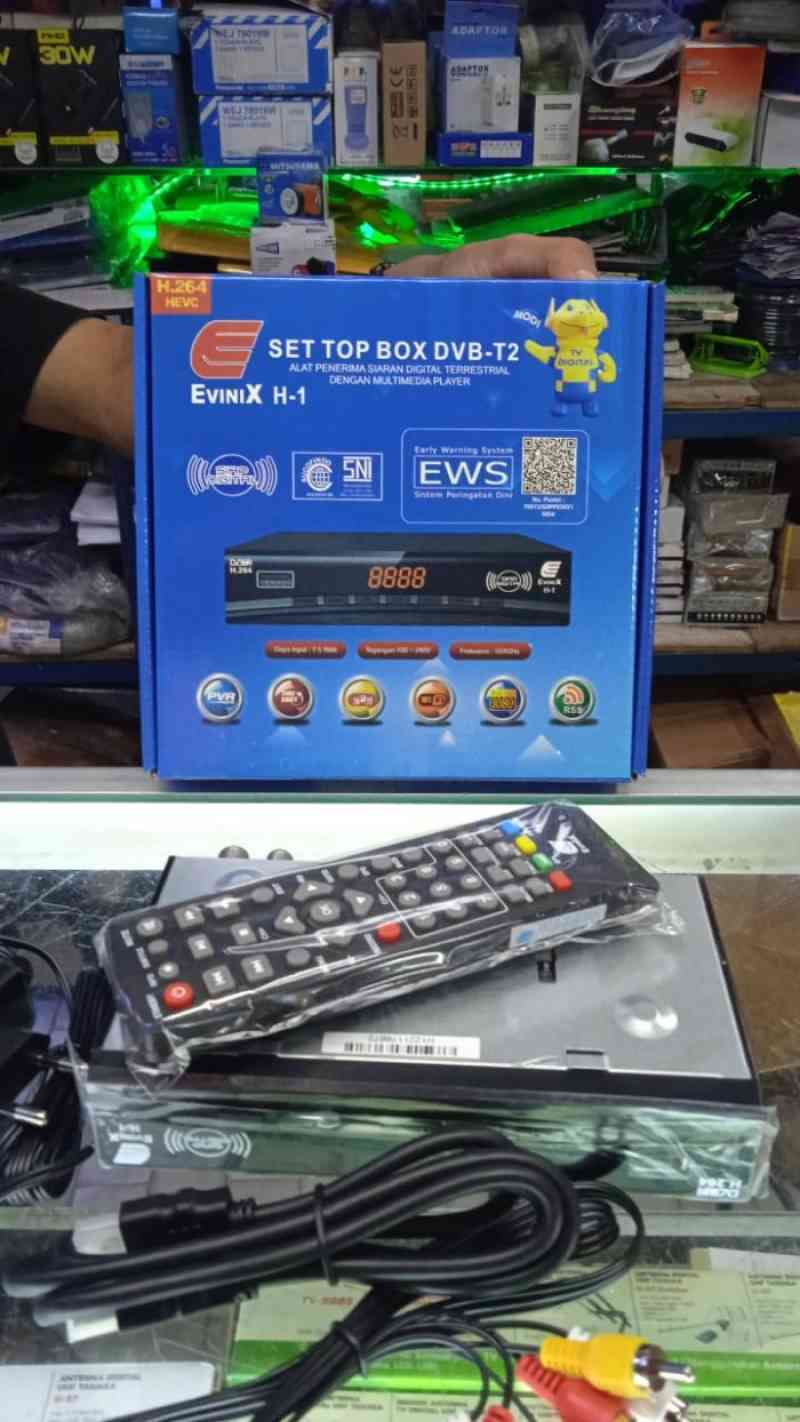 Promo Set Top Box Dvb-t2 Evinix H-1 Receiver-dekoder Usb Promo Diskon 20% Di Seller Haveart ...