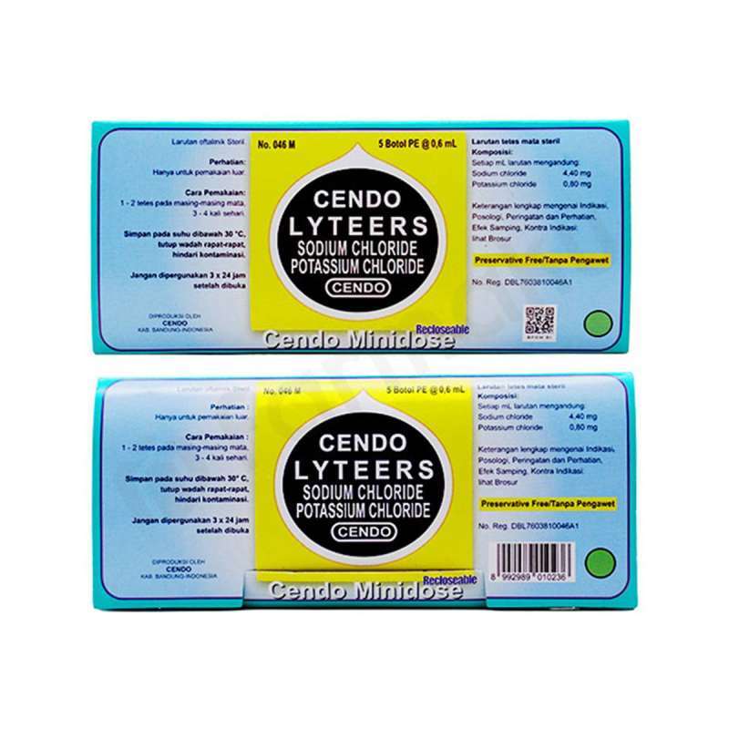 Jual Cendo Lyteers Strip 5 Minidose 0.6 Ml Di Seller Farmaku Flagship ...