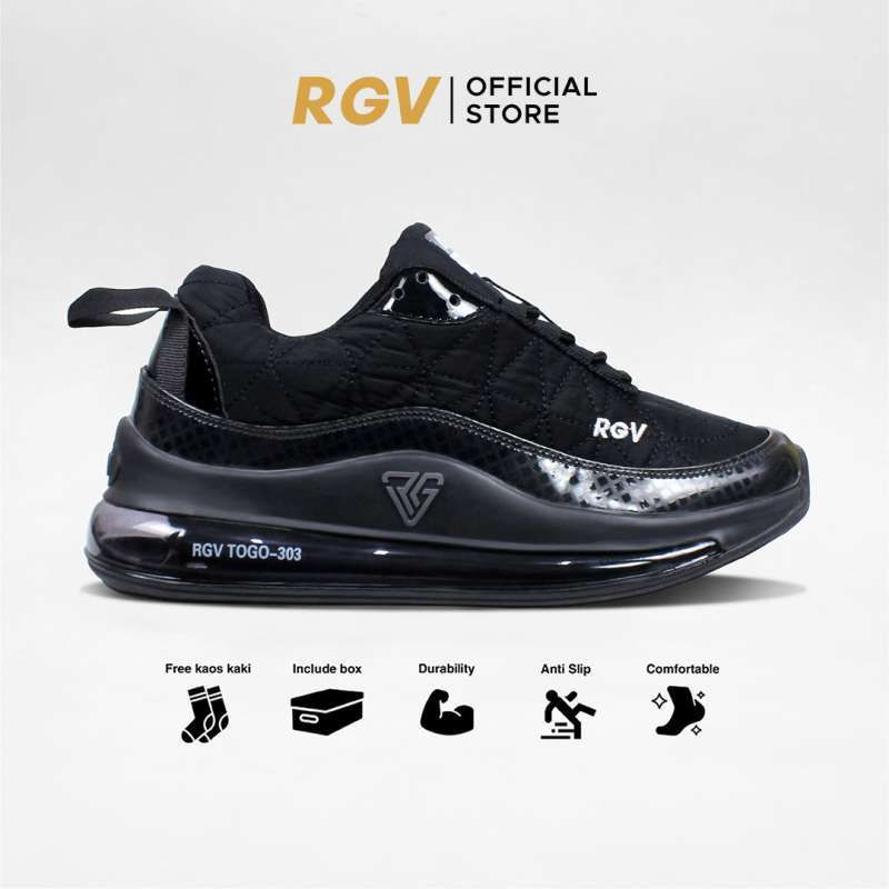 Sepatu Sneaker Full Black Unisex Gratis Ongkir 🔥 Harga Murah Oktober 2025