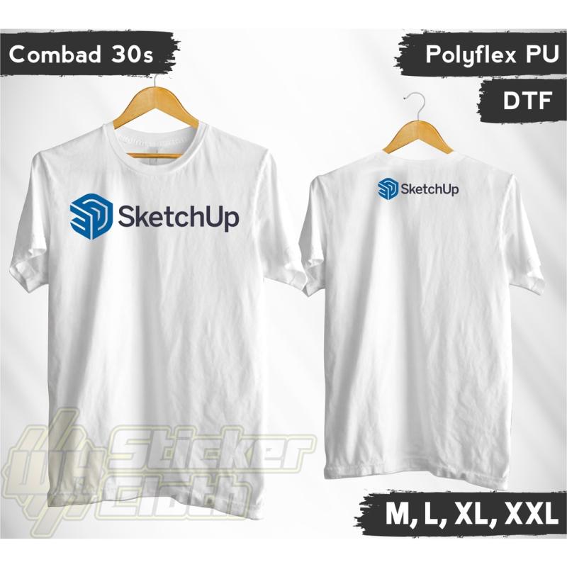 Jual Kaos / Baju / Tshirt Software Desain Sketchup 3d- Custom Sablon ...