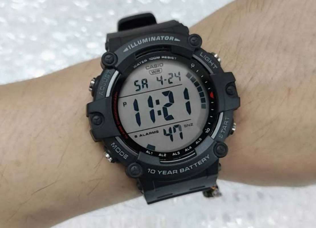 Promo Casio Ae-1500wh Jam Tangan Pria Digital Karet Ae1500wh Diskon 35% Di Seller Tri Arloji ...