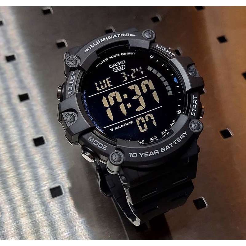 Promo Casio Ae-1500wh Jam Tangan Pria Digital Karet Ae1500wh - Abu Diskon 27% Di Seller Tri ...