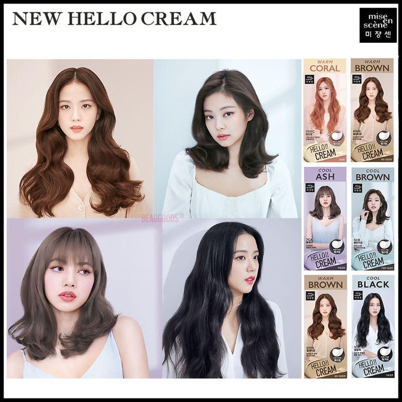 Jual Mise En Scene Hello Cream Hair Coloring/ Hair Dye X Blackpink ...