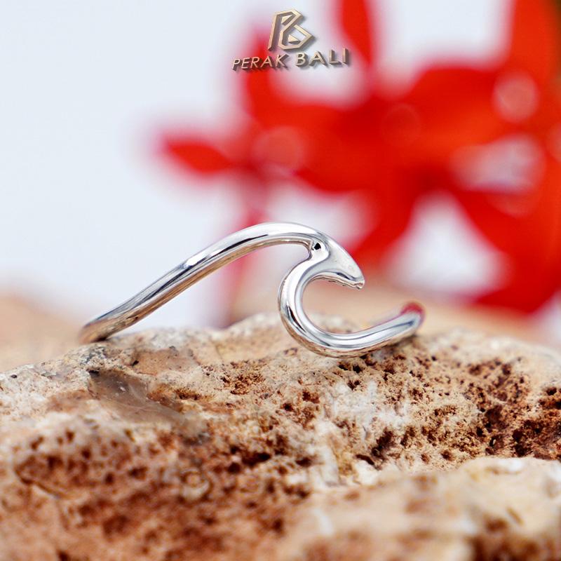 Jual Cincin Perak Bali Silver 925 Ring Motif Ombak Kecil - 20 Di Seller ...