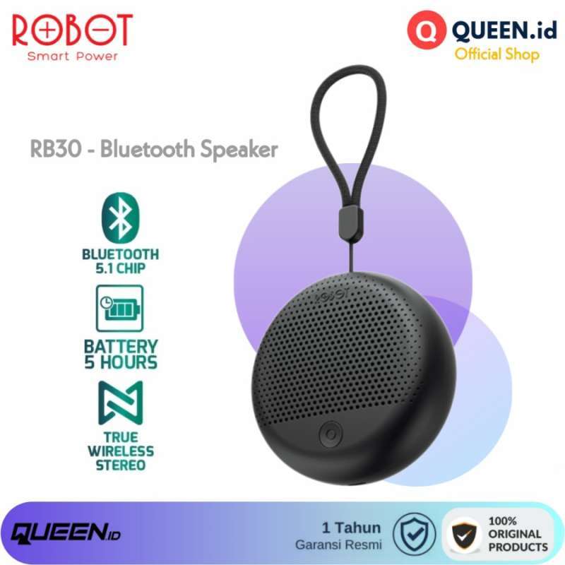 Jual ROBOT RB30 Bluetooth 5.1 Speaker TWS Wireless Portable di Seller ...