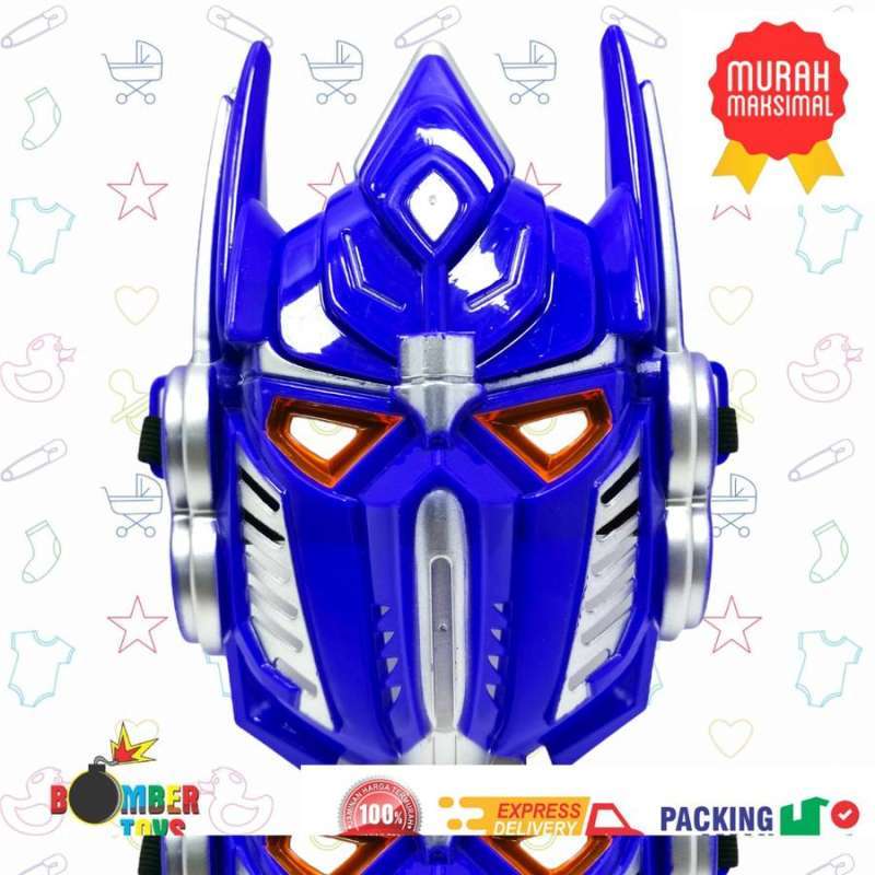 Jual Mainan Anak Topeng Optimus Prime Bumblebee Suara Lampu Cosplay ...
