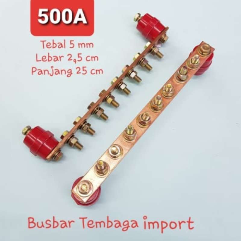 Promo BUSBAR TEMBAGA / TEMBAGA PANEL 5MMX25MMX250MM Tembaga Korea ...