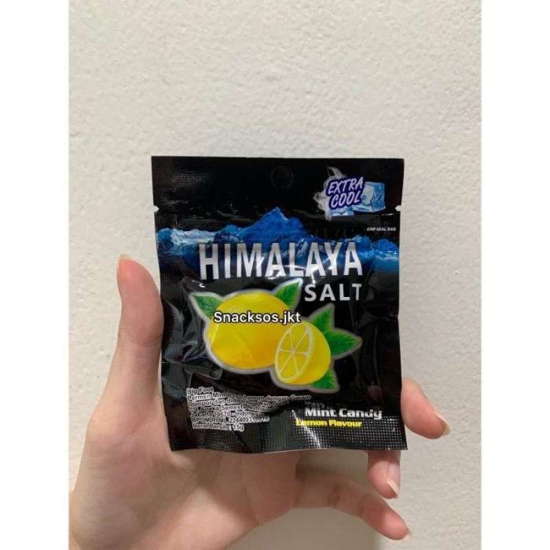 Jual Himalayan salt lemon candy / Big Foot himalaya Salt Pastilles Mint ...