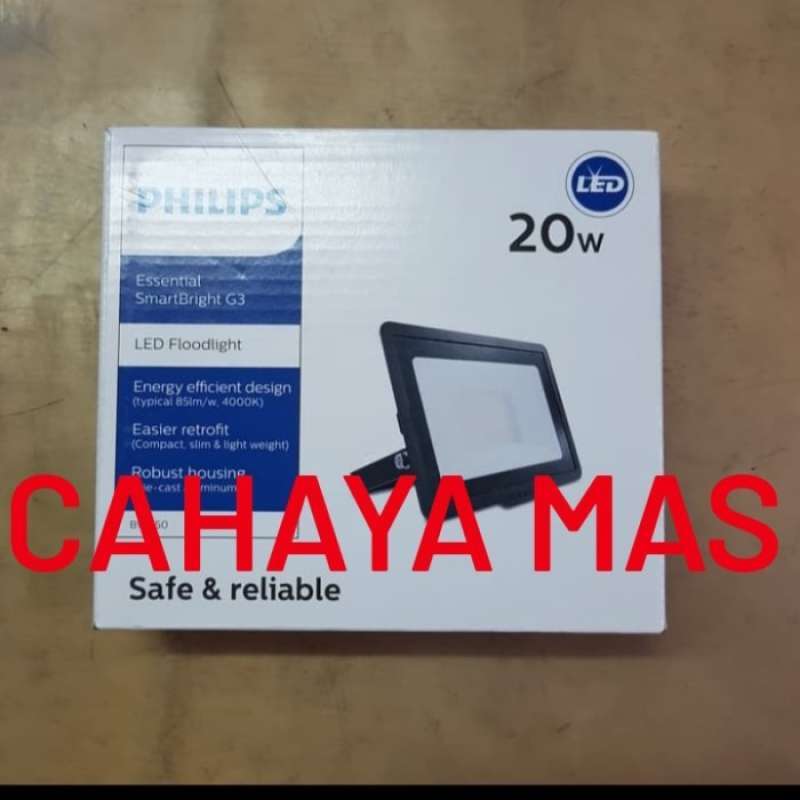 Promo Lampu Sorot Led Bvp150 20 Watt Philips Flood Light 20W Ip65 ...