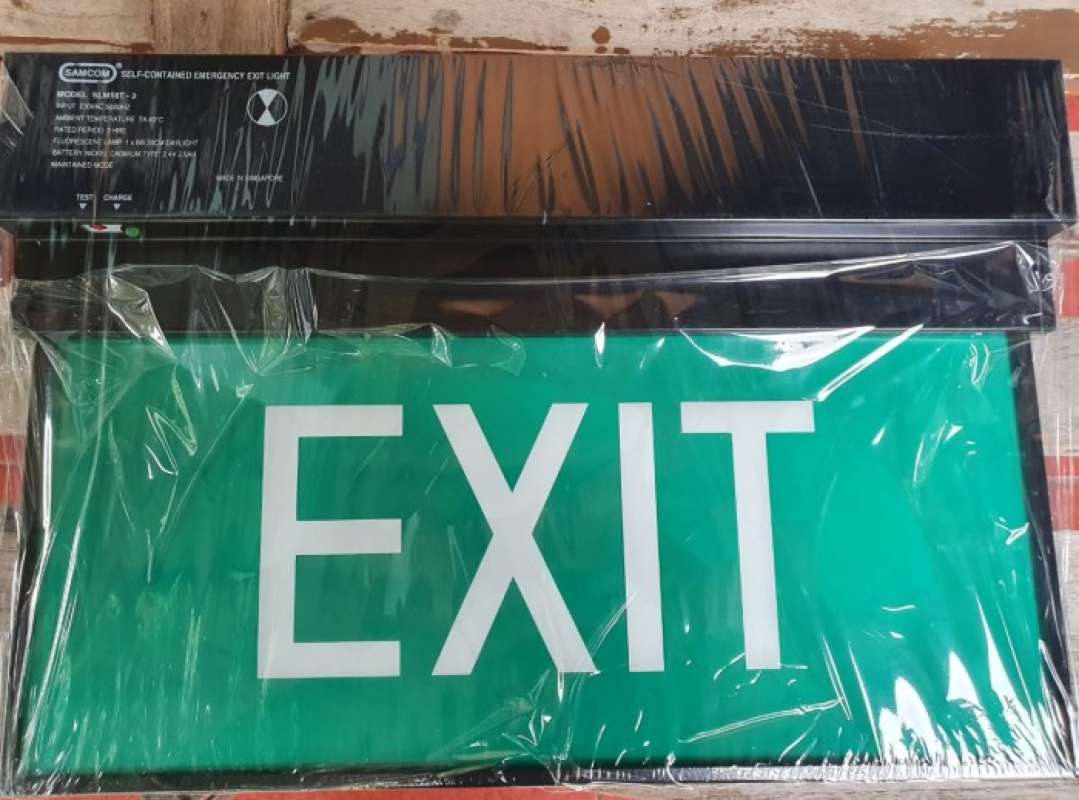 Jual Samcom Self-contained Emergency Exit Light / Samcom Slm 18t-2-002 ...