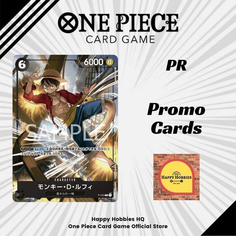 Jual One Piece Card Game P-035 Monkey.D.Luffy P di Seller Happy Hobbies HQ Official Store ...