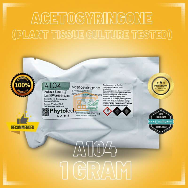 Promo Acetosyringone | C10H12O4, 1 gram Diskon 9% di Seller Labindo ...