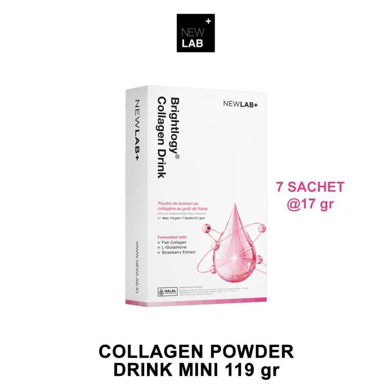 Jual Newlab Brightlogy Collagen Drink Mini Box 7 Sachets - Beaudelab ...