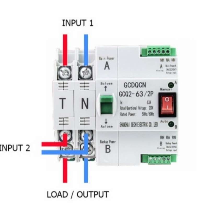 Promo Ats 100A 220Vac Automatic Transfer Switch 100A Diskon 17% di ...