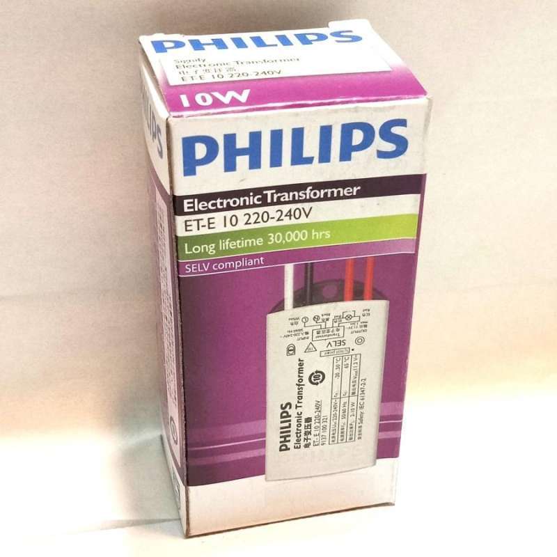 Jual Trafo Electronic Transformer 10w - Philips Et-e 10 / 220-240' Di ...