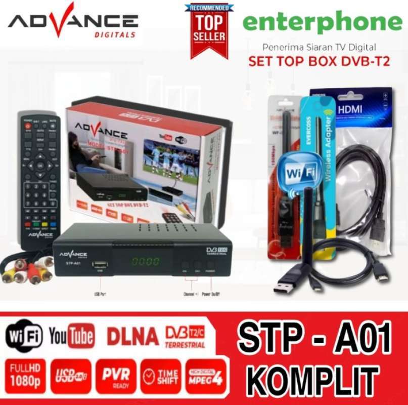 Promo Advance Set Top Box Advance Stb Dvb-T2 Stp A02 Diskon 27% di ...