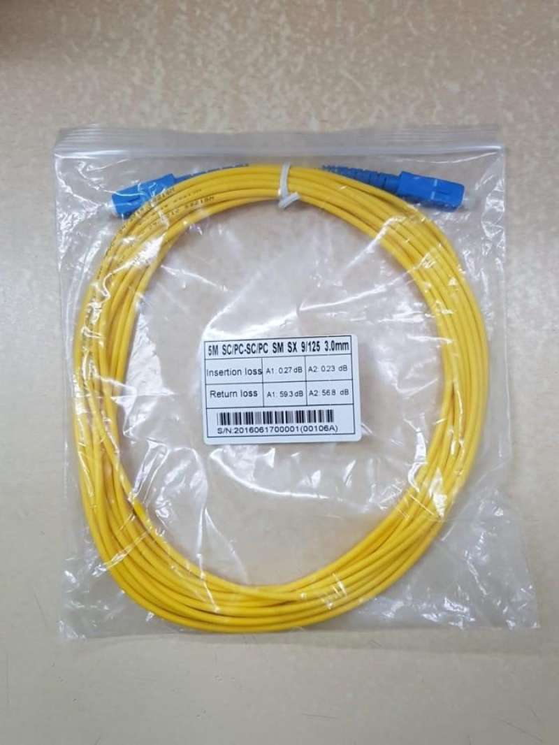 Jual Kabel Fo Patchcore Optik Sc Sc Single Mode Internal Panjang 5