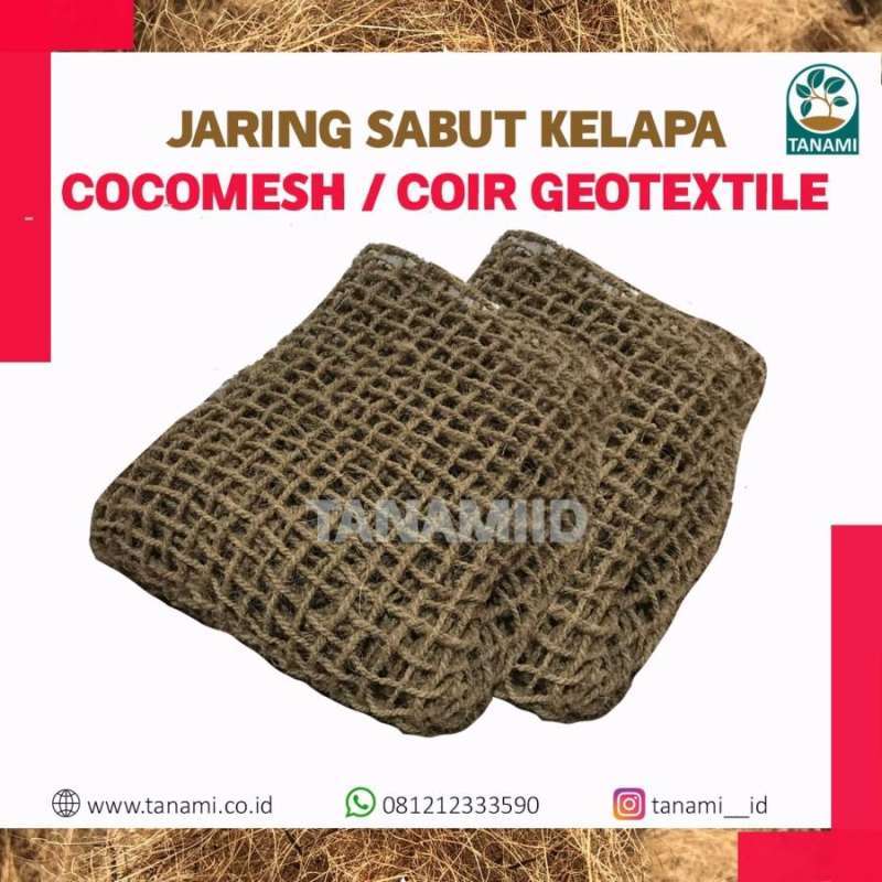 Jual Jaring Sabut Kelapa Cocomesh Coco Mesh Fiber Premium Besar ...
