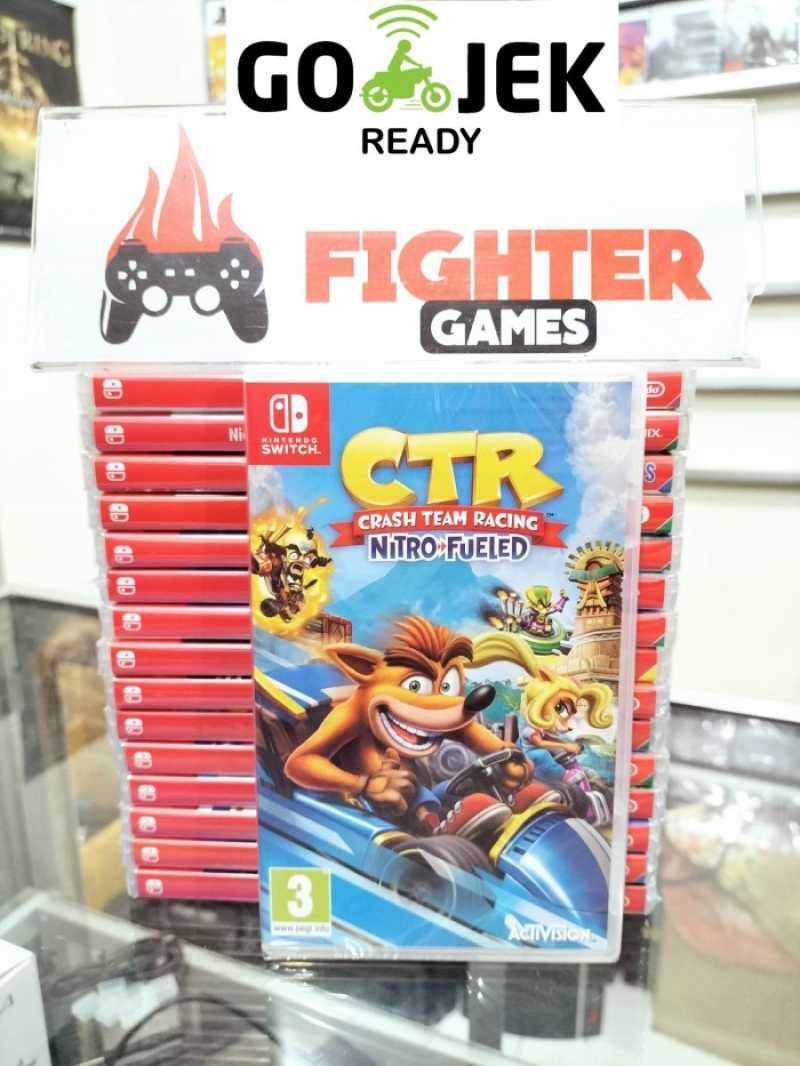 Jual [jogja] Ctr Kaset Nintendo Switch Crash Team Racing Nitro Fueled ...