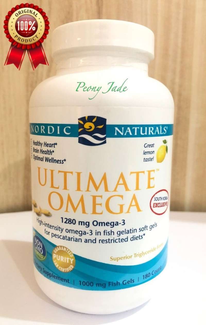 Promo NORDIC ULTIMATE OMEGA LEMON FLAVOR 1280 MG 180 SOFT GELS Diskon ...