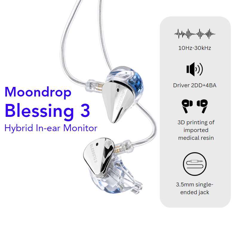 Moondrop Blessing 3 Garansi Resmi Indonesia 🏷️ Harga Murah Maret 2025