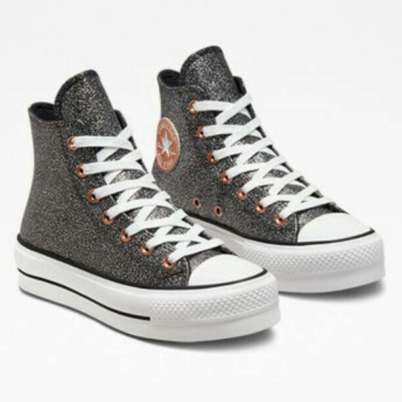 Jual Sepatu Converse Ctas Lift Platform Metallic Glitter Women A01301c ...