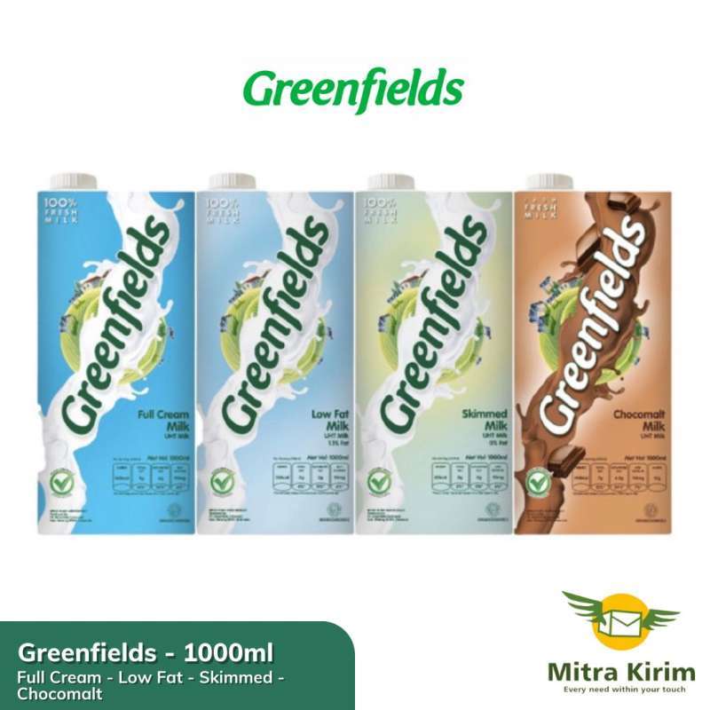 Jual Susu Greenfields UHT 1 Liter - Per Pcs di Seller Mitra Kirim - Rawasari, Kota Jakarta Pusat ...