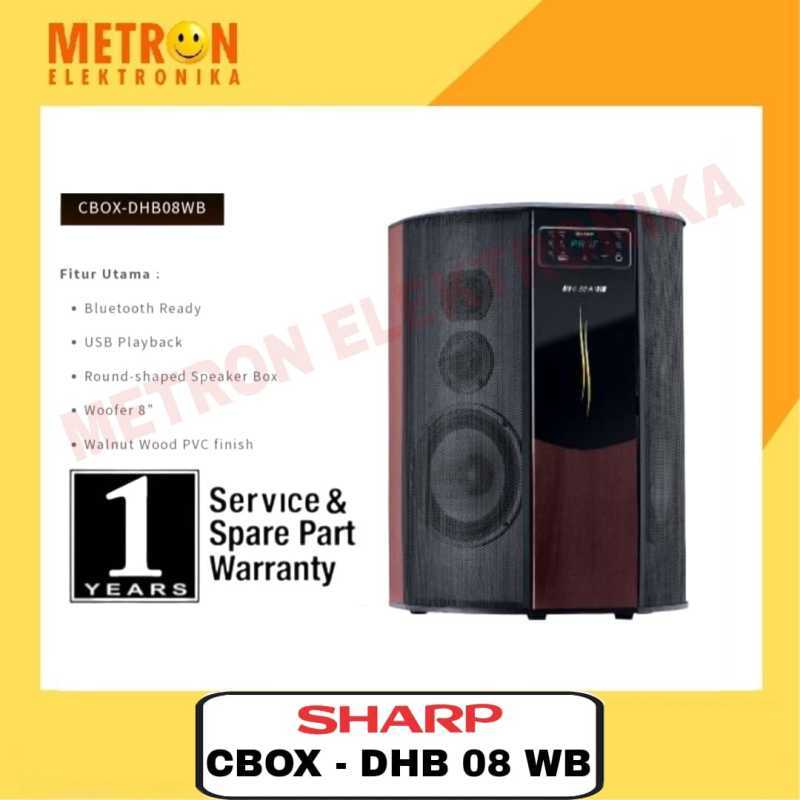 Jual Sharp Cbox Dhb 08 Wb - Speaker Active Woofer 8 Inch Di Seller ...