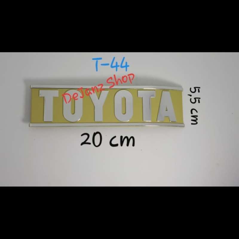 Promo Emblem - Stiker - Logo - Lambang - Tempelan Toyota 2F Hartop ...