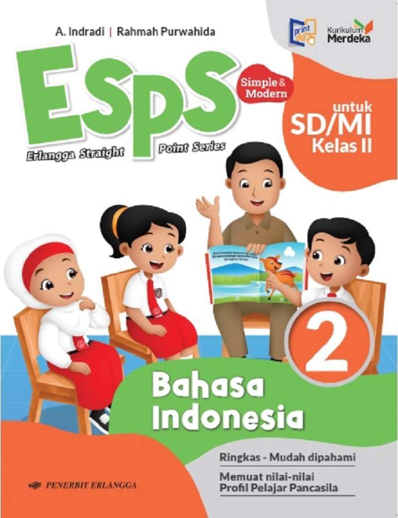 Promo Esps B. Indonesia Sd/mi Kelas 2 Kurikulum Merdeka Erlangga Diskon 25% Di Seller Penerbit ...