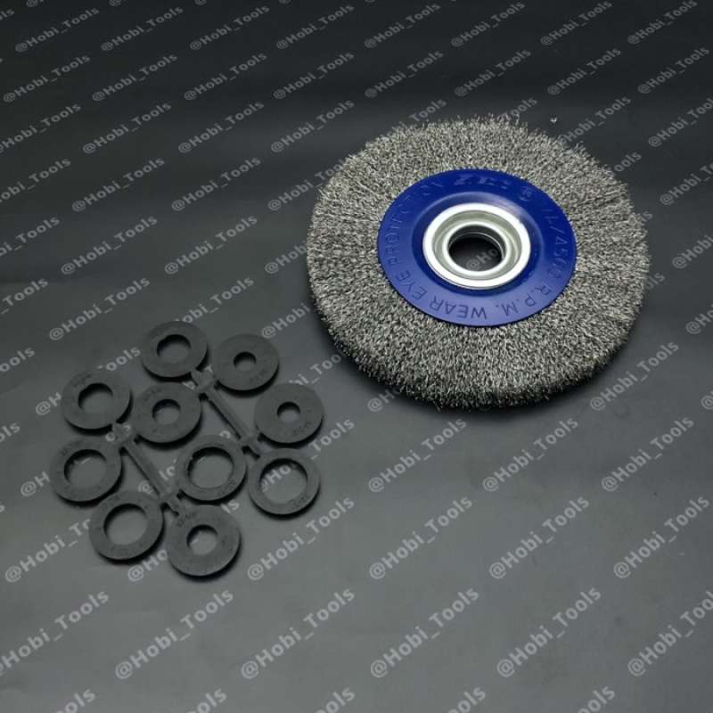 Promo Stedic Sikat Piring Kawat Mata Gerinda 8 - Flat Wire Wheel 8 Inch Diskon 17% di Seller KSM ...